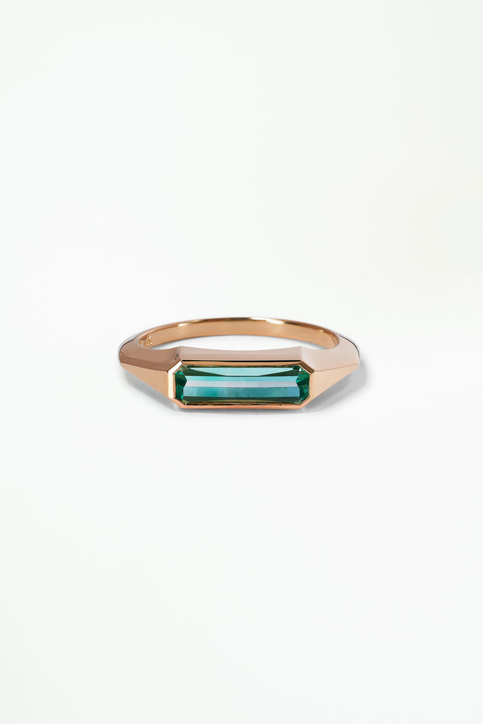 One of a Kind Step Cut Emerald Signet Ring No. 54 – WWAKE