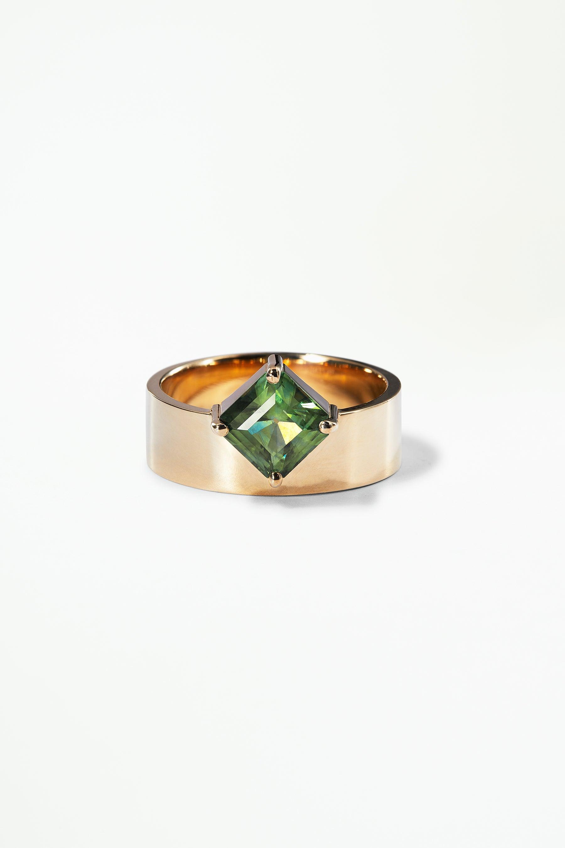 One of a Kind Green Sapphire Monolith – WWAKE