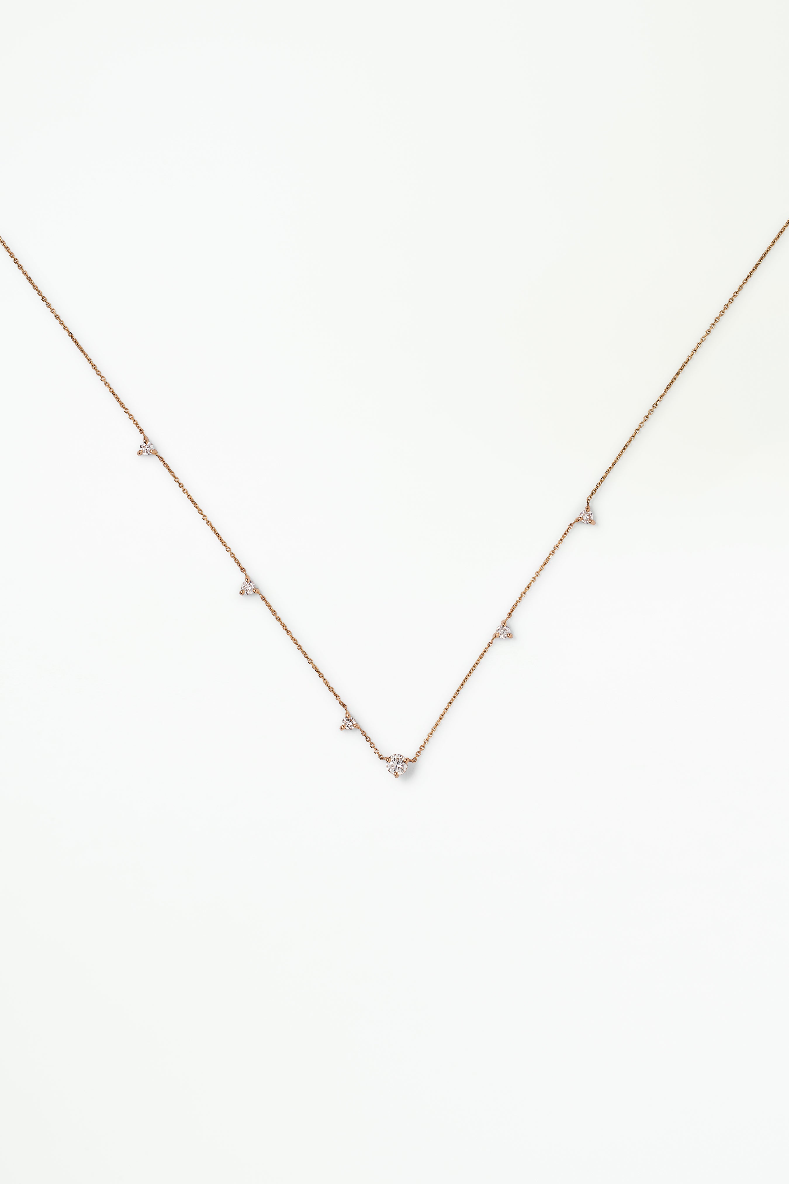 Diamond Linear Chain Necklace – WWAKE
