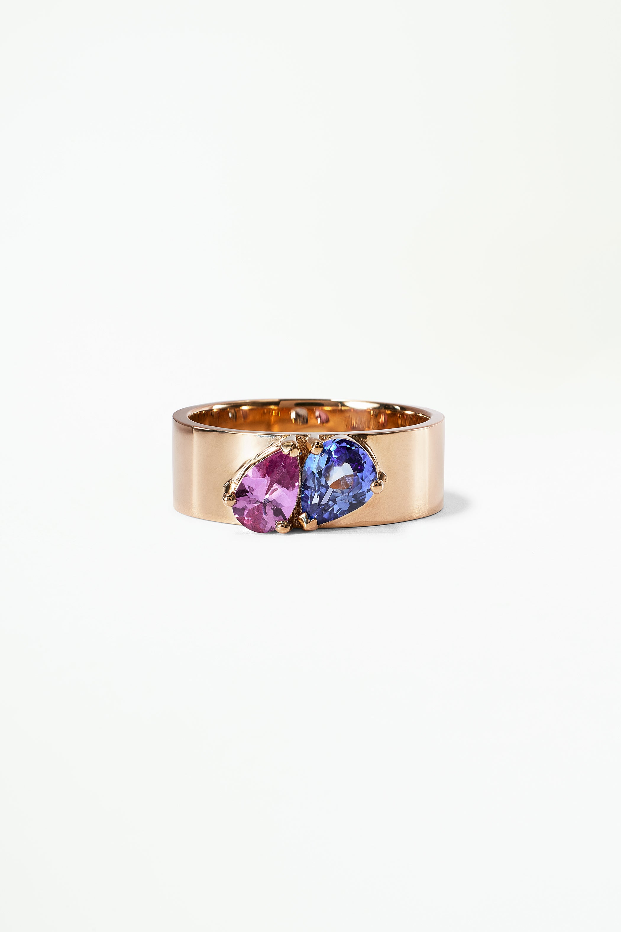 One of a Kind Brilliant Cut Double Pear Menhir Ring No. 22 – WWAKE