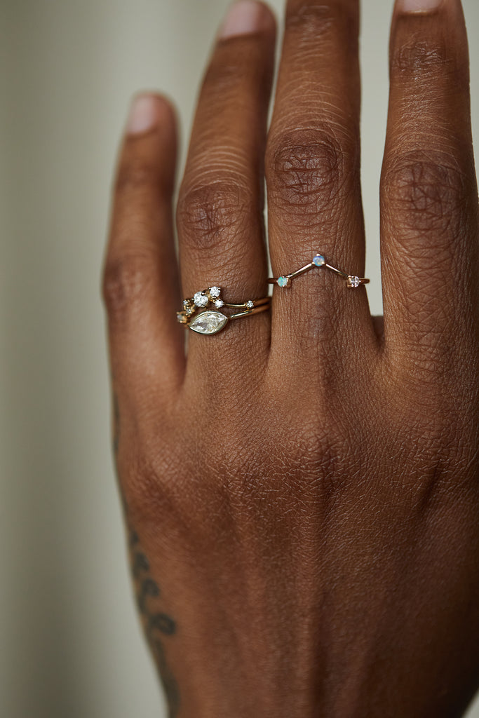 One of a Kind Marquise Diamond Solitaire Ring – WWAKE