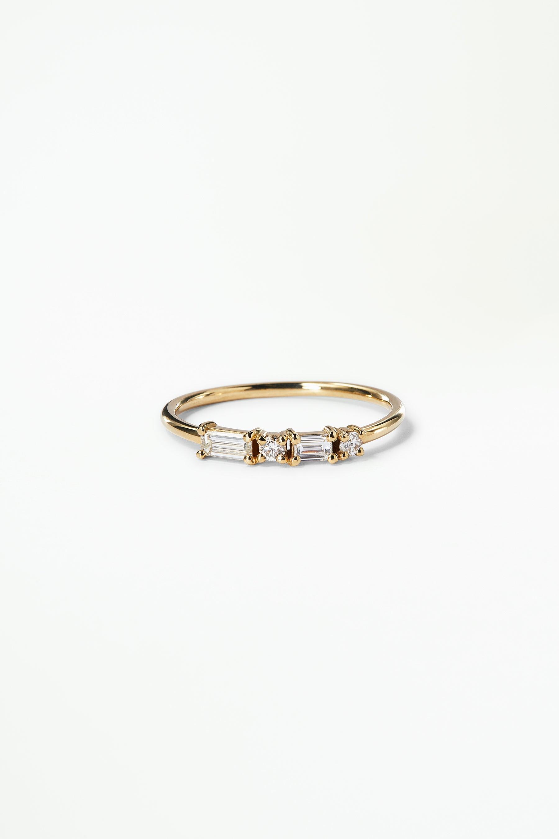 Diamond Pillar Ring – WWAKE