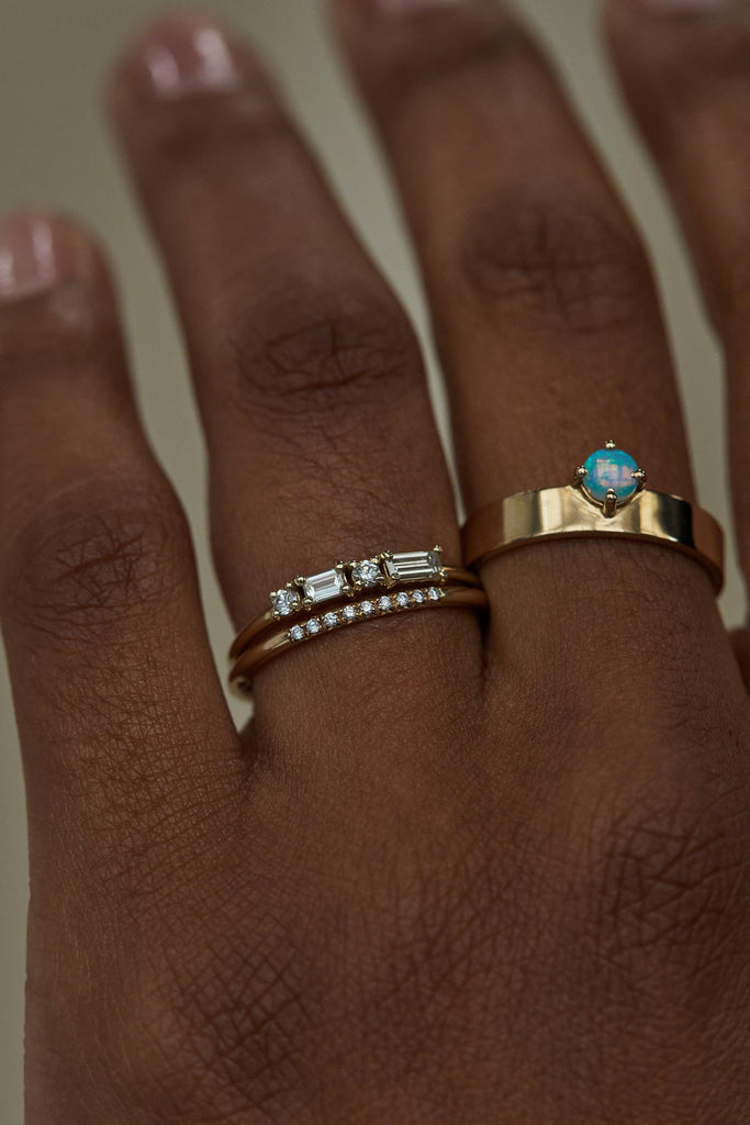 Diamond Pillar Ring – WWAKE