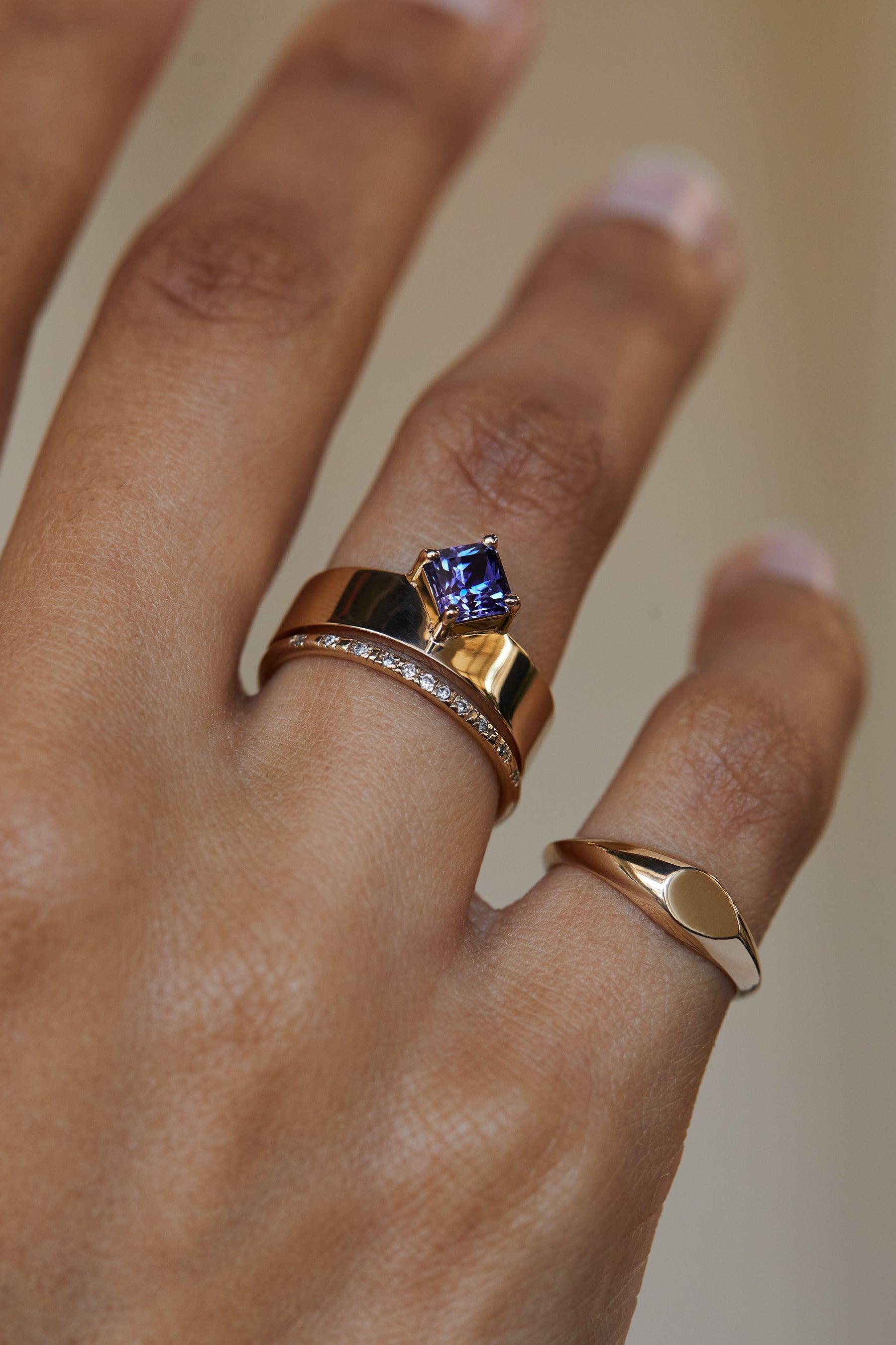 One of a Kind Color Change Sapphire Monolith – WWAKE