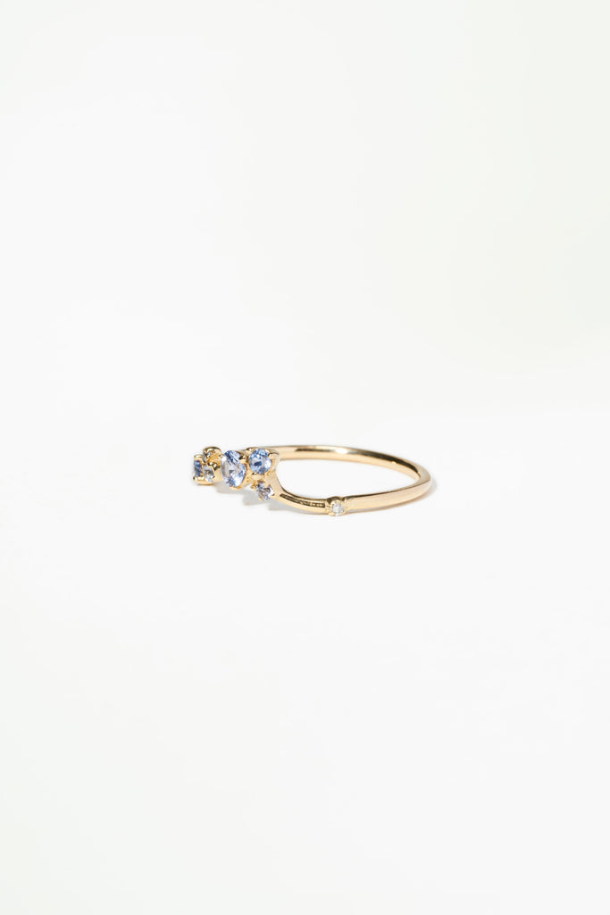 Sapphire Organic Triangle Ring – WWAKE